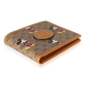 Gucci | Bags | Gucci X Disney Vintage Gg Supreme Mickey Mouse Bifold ...